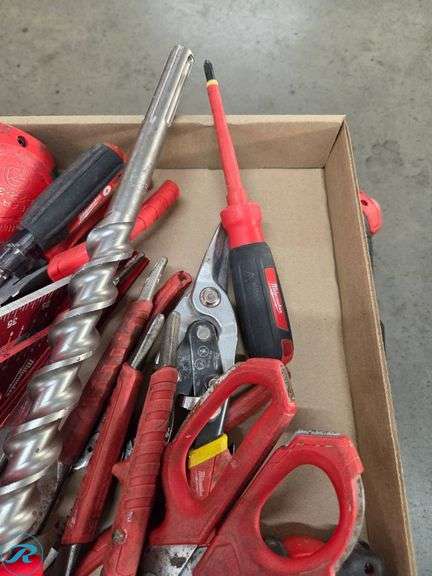 Milwaukee Packout Box with Tray of Milwaukee Hand Tools - Roller Auctions
