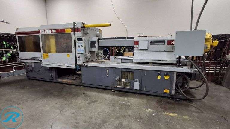 Van Dorn 400-RS-48F-HT-VV Plastic Injection Molding Machine, 480V, 3Ph ...
