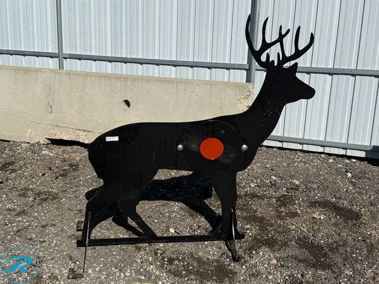 New Kit Containers AR500 Steel Deer Shooting Target With Heart Flapper ...