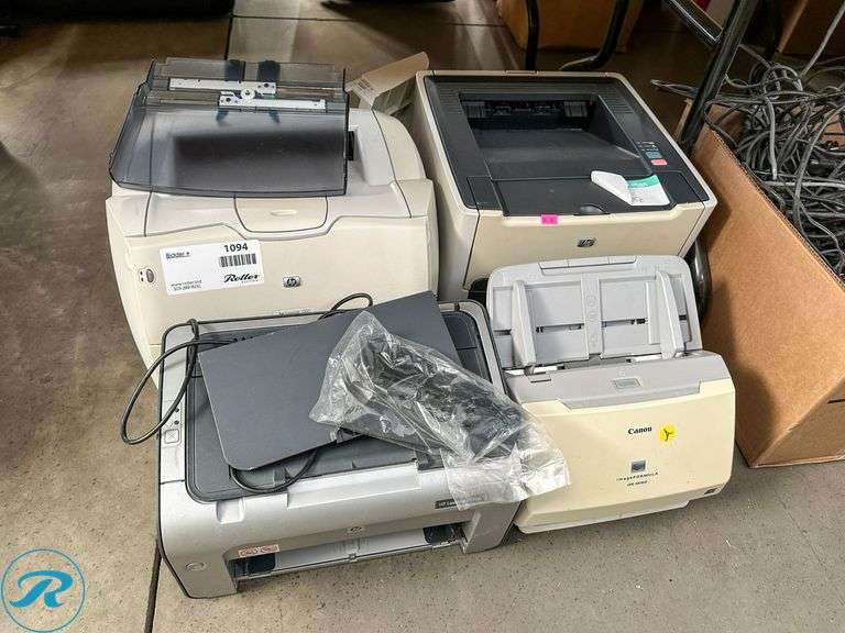 (4) Printers: HP LaserJet 1300 and Canon DR-M160, HP LaserJet P1006 and ...