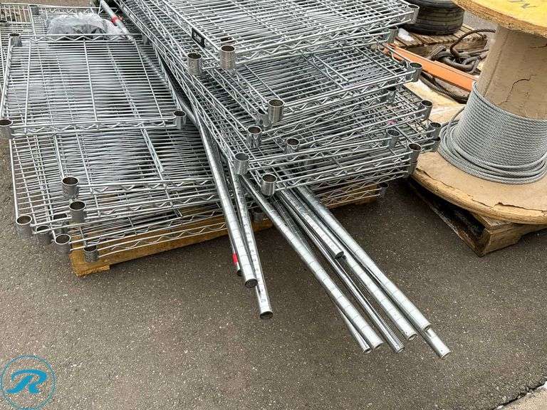 Pallet of Wire Rack Parts - Roller Auctions