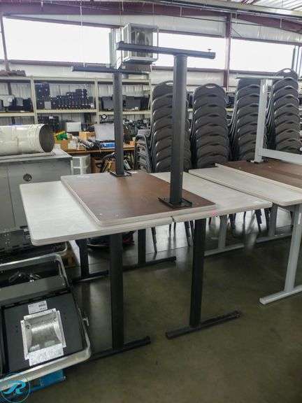 (3) Bar Height Tables, 48" x 30" - Roller Auctions
