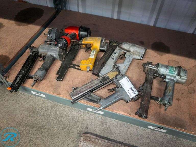 (6) Pneumatic Nail Guns - Roller Auctions