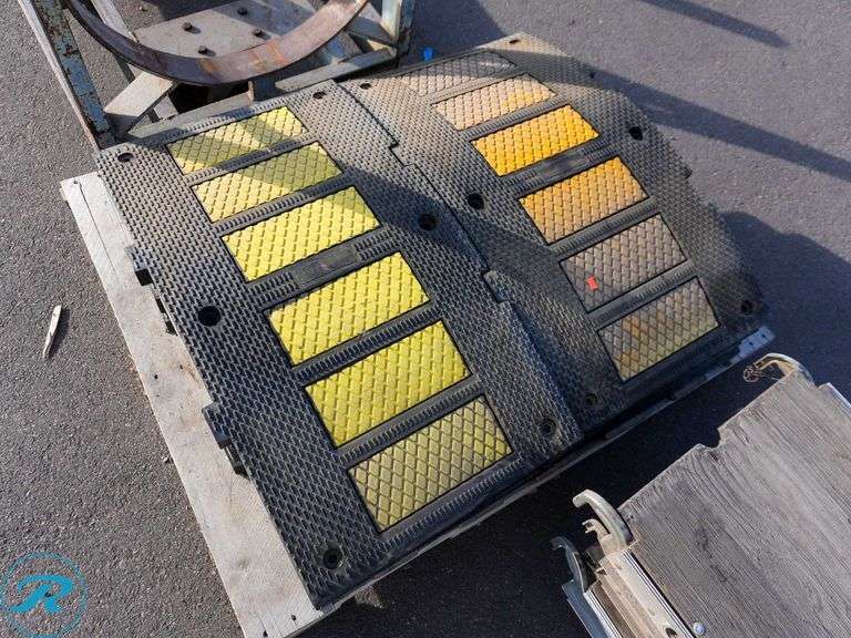 (10) Sections of Movable Speed Bump - Roller Auctions