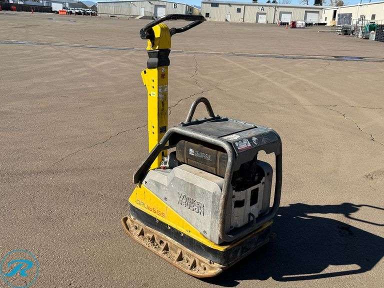 Wacker DPU6555 Walk-Behind Plate Compactor, Hatz Supra Diesel Engine ...