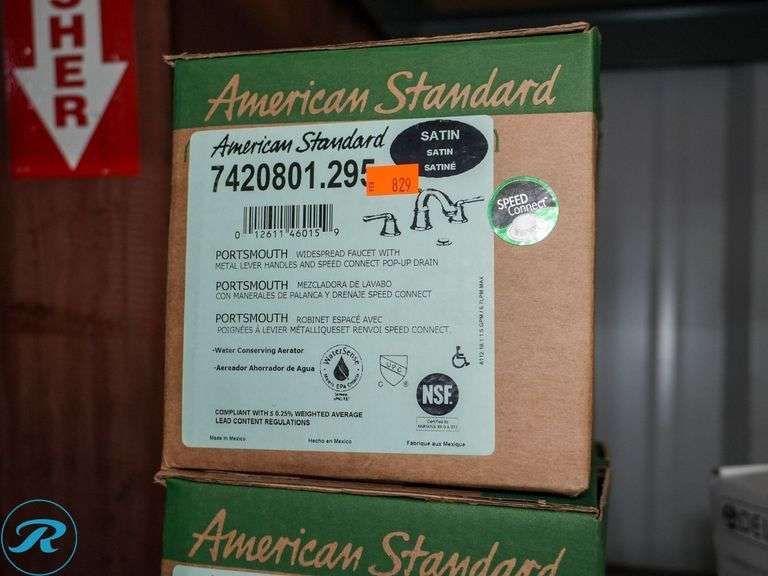 (2) American Standard 7420801.295 Bathroom Faucets - Roller Auctions