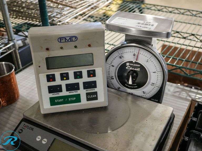 Taylor and Escali Scales, FMP Timer, Thermometers - Roller Auctions