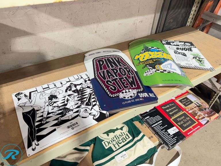(4) Ska Brewing Metal Signs - Roller Auctions