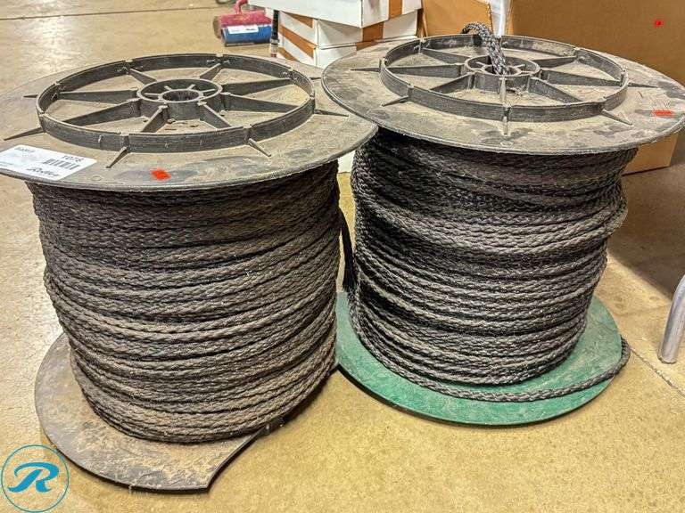 (2) Reels of Nylon Rope - Roller Auctions