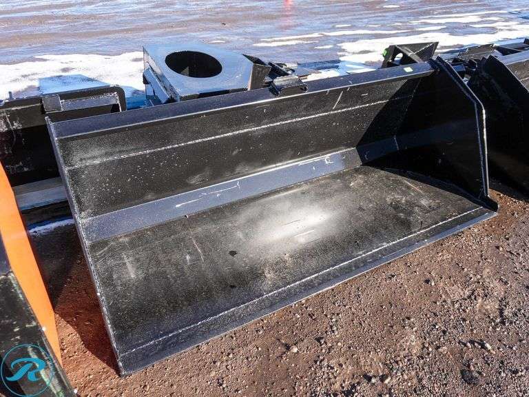 New Kit Containers Snow / Litter Bucket To Fit Skid Steer Loader, 84 ...