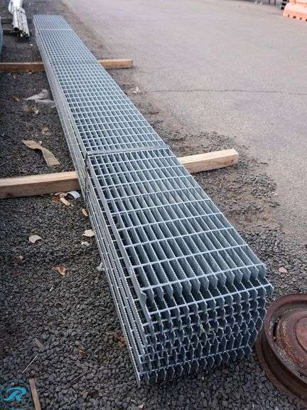 (8) Metal Grates, 16-3/4" x 19' 10" - Roller Auctions
