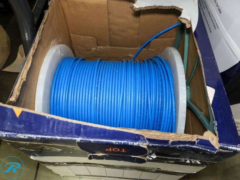 (2) Boxes of CAT 6E CMR Cable and RG6 Quad CMR Cable - Roller Auctions