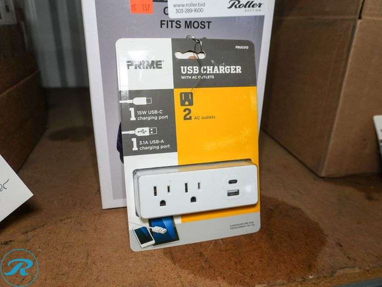 (10) New Prime USB Charger Plugs - Roller Auctions
