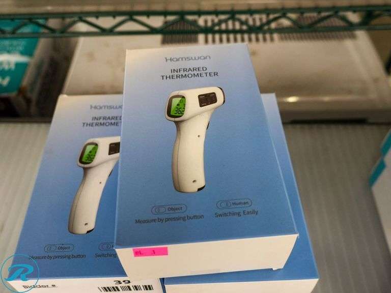 (5) Hamswan ASAP-D02 Infrared / Forehead Thermometers - Roller Auctions