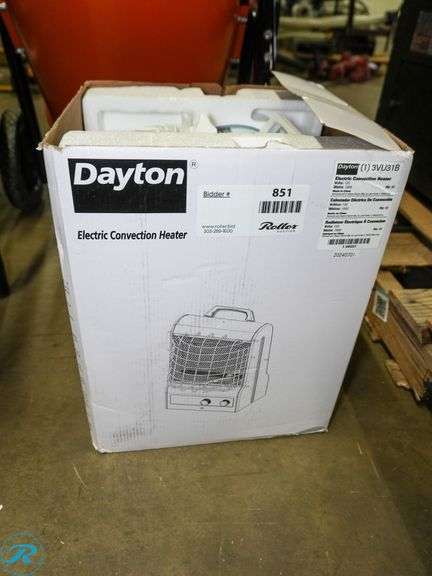 Dayton 3VU31B Convection Heater, Electric - Roller Auctions