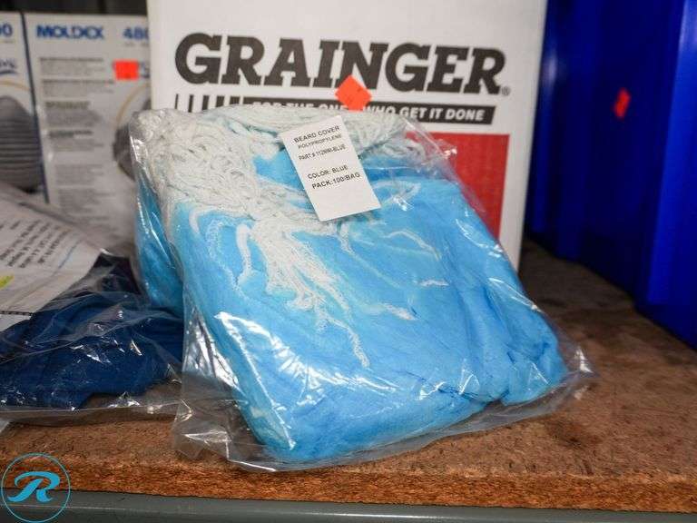 Moldex N95 Respirators, Lab Coat and Beard Covers - Roller Auctions