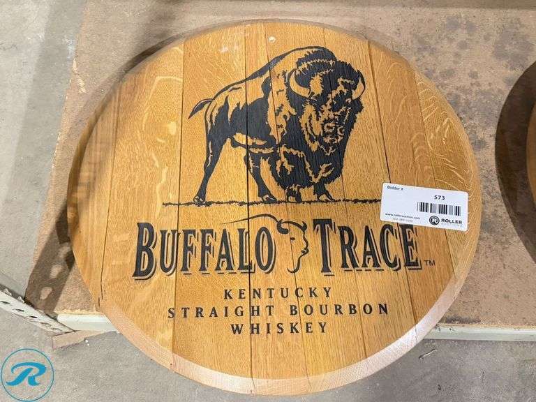 Buffalo Trace Wood Sign - Roller Auctions