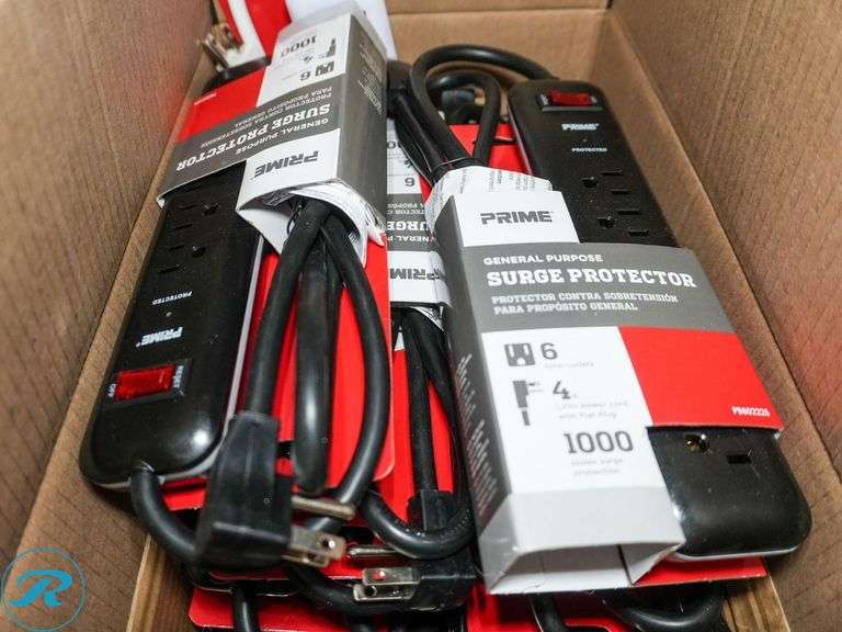 (15) New Prime Surge Protector 1000 Joules - Roller Auctions