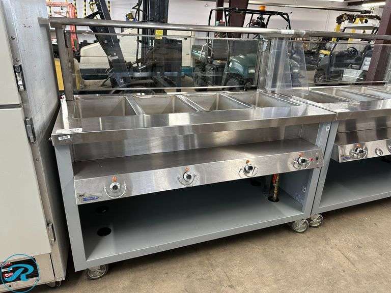 Duke DC-TEHF-60PG Thermaduke 4-Bay Steam Table on Casters, 208V, Single ...