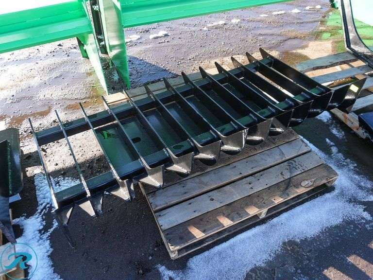 New Kit Containers Root Rake Attachment to Fit Skid Steer Loader, 70 ...
