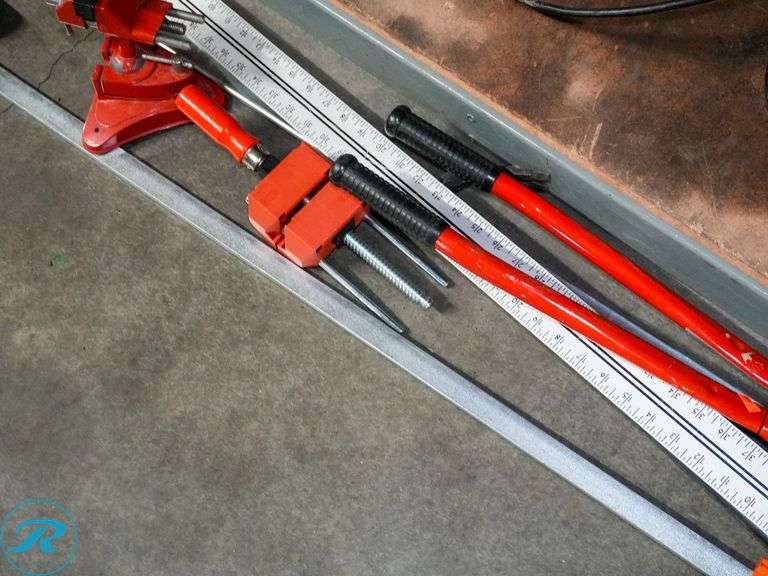 Wood Clamps, Vise, Bolt Cutters and T-Square - Roller Auctions