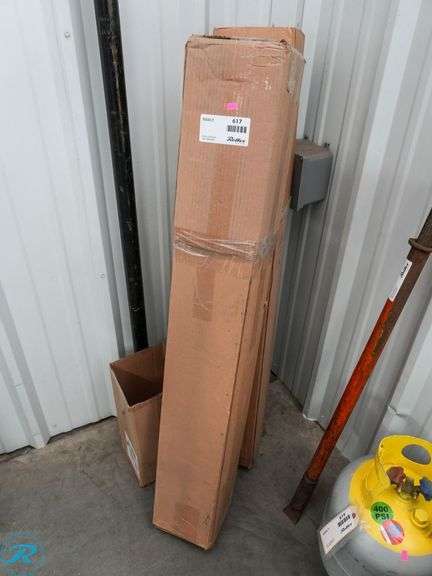 (2) Uline Clear Plastic Covers, MOD: S-13555 - Roller Auctions