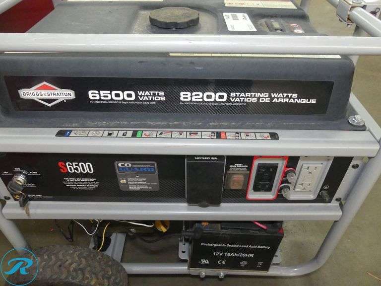 Briggs & Stratton S6500 Generator, 6500W, Gas (Cranks, Does Not Start ...