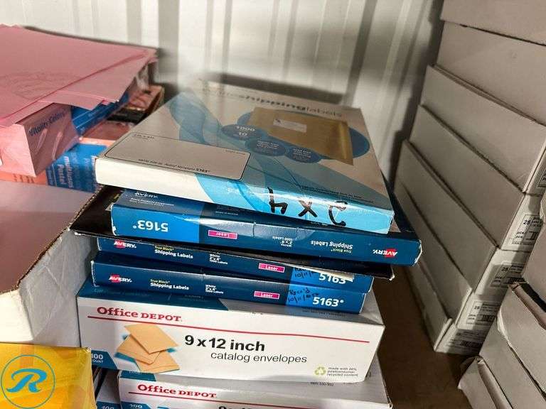 Colored Printer Paper, Labels and Envelopes - Roller Auctions