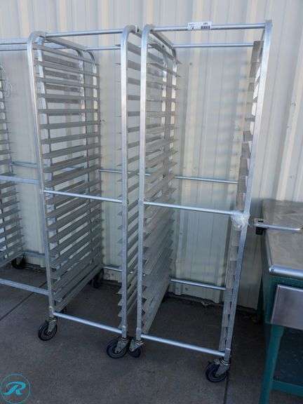 (2) Sheet Pan Racks - Roller Auctions