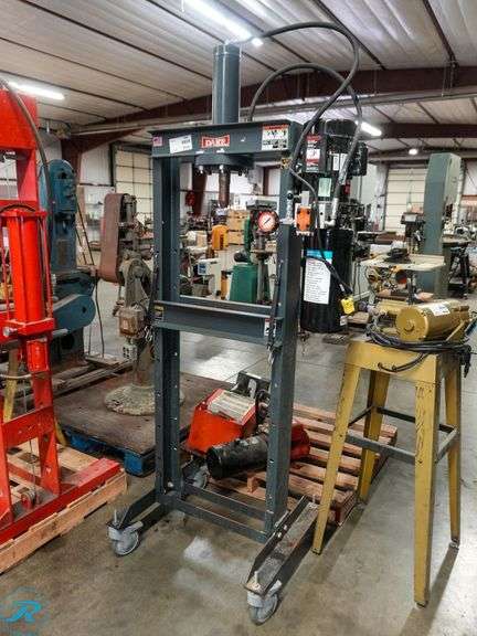 Dake 909205 Hydraulic Shop Press on Casters - Roller Auctions