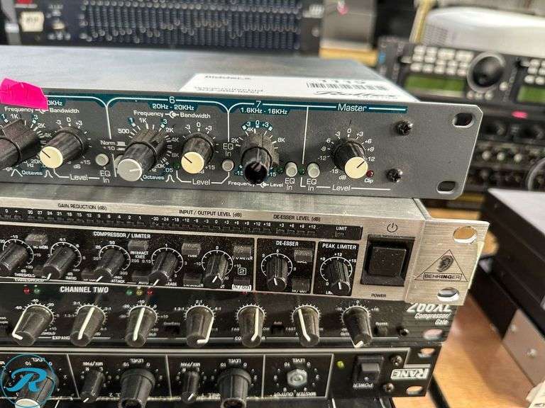 (6) DBX, Rane, AutoCom, Behringer, Ashley Equalizers, Processors ...