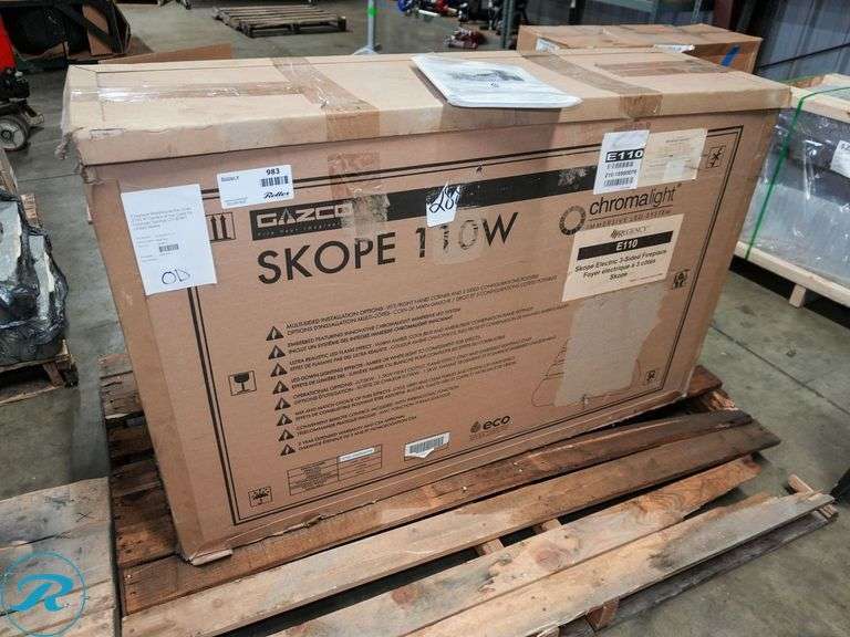 Regency E110 Skope 3-Sided Electric Fireplace - Roller Auctions