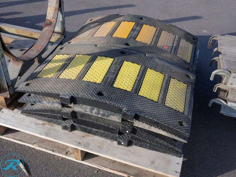 (10) Sections of Movable Speed Bump - Roller Auctions