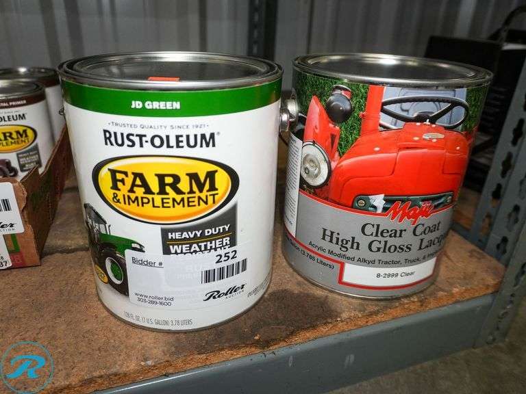 New 1-Gallon Can of Rust-Oleum John Deere Green and Majic Clear ...