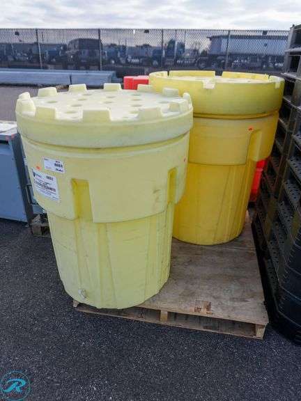 (2) EnPac 95-Gallon Poly Overpack Drums - Roller Auctions