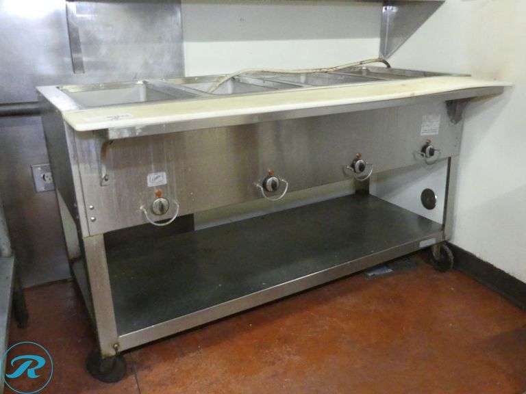 Duke EP304M 4-Bay Steam Table on Casters - Roller Auctions
