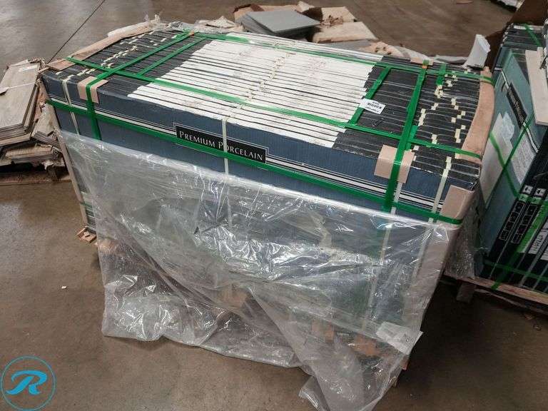 Pallet of (27) Boxes of Dimensions Graphite Porcelain Tile, 48" x 24 ...