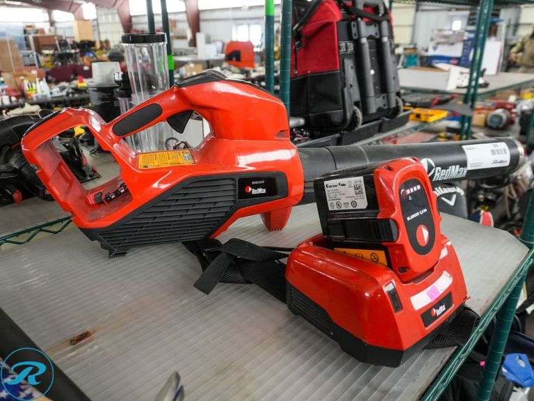 Redmax BHB250P Leaf Blower With Battery and Charger, 36V - Roller Auctions
