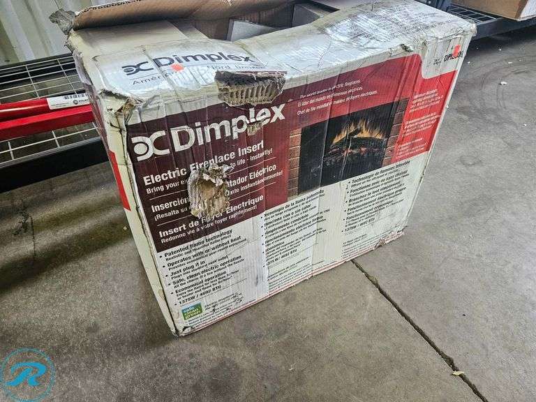 New Dimplex DF12309 Electric Fireplace Insert - Roller Auctions