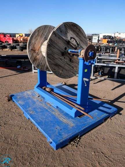 Skid Mounted Wire/Cable Reel, With Forklift Pockets - Roller Auctions
