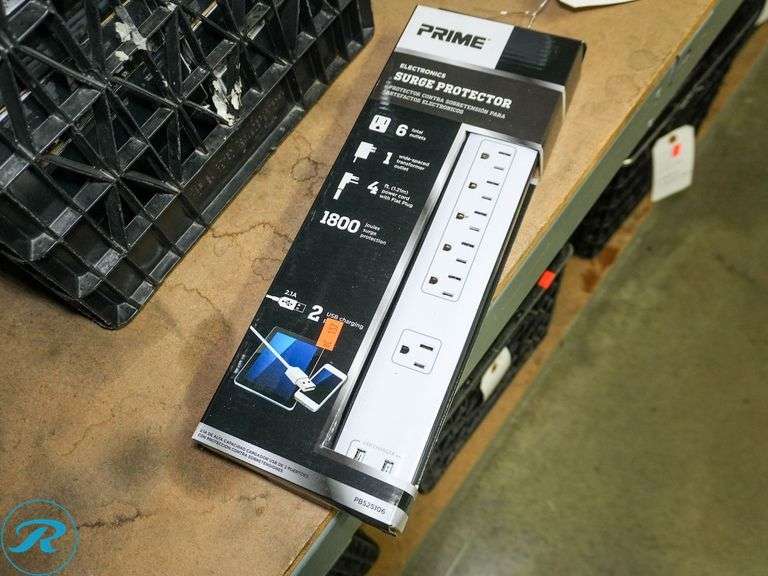 (11) New Prime Surge Protector, 1800 Joules - Roller Auctions