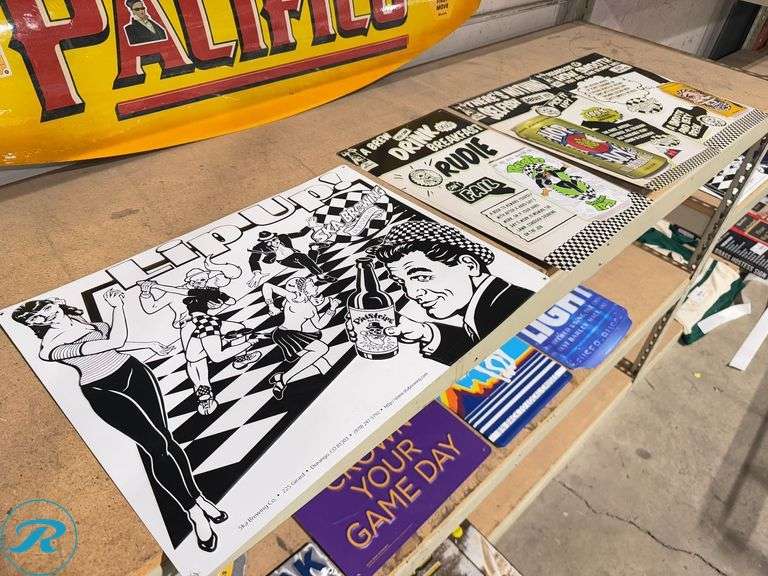 (4) Ska Brewing Metal Signs - Roller Auctions