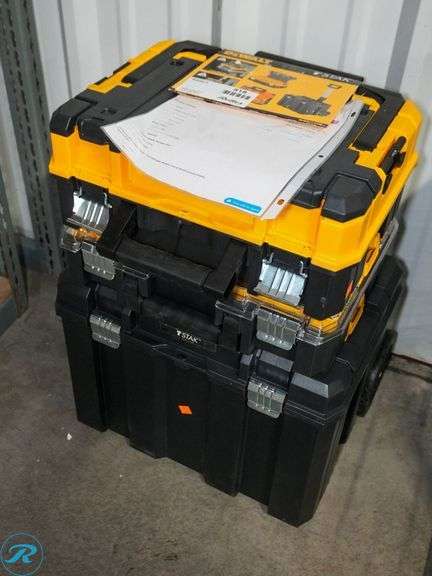 DeWalt DWST60404 TSTAR 3-Tier Rolling Toolbox - Roller Auctions