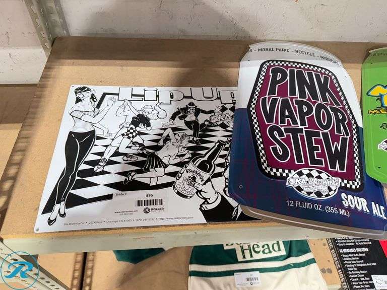 (4) Ska Brewing Metal Signs - Roller Auctions