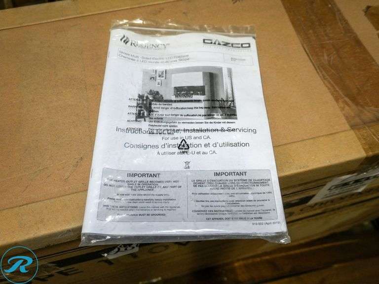 Regency E110 Skope 3-Sided Electric Fireplace - Roller Auctions