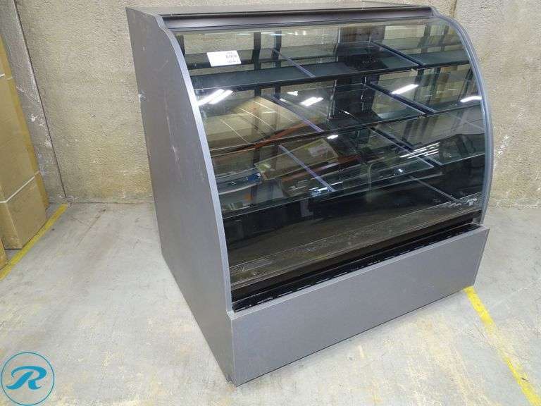 Structural Concepts Encore HV48R 50in Wide Curved Glass Refrigerated ...