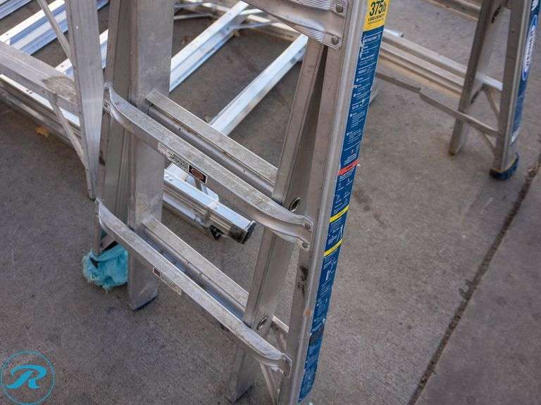 Werner Multi Position Pro Extension / Step Ladder, 21' - Roller Auctions