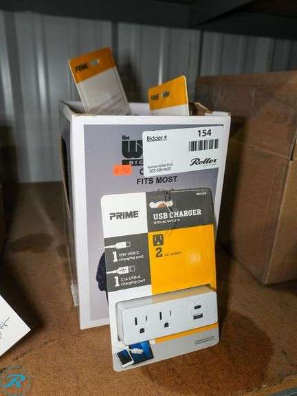 (10) New Prime USB Charger Plugs - Roller Auctions