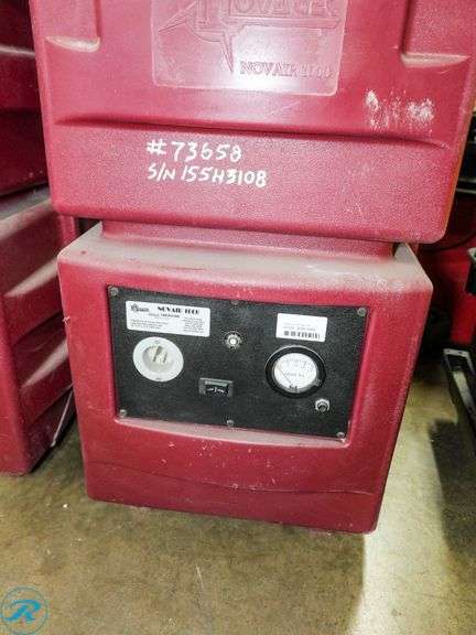 (2) Novatec Novair 1000 Air Filters - Roller Auctions