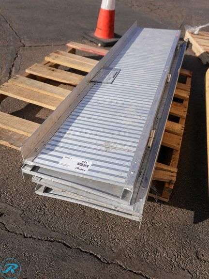 (2) Haul Master Convertible Aluminum Loading Ramps - Roller Auctions